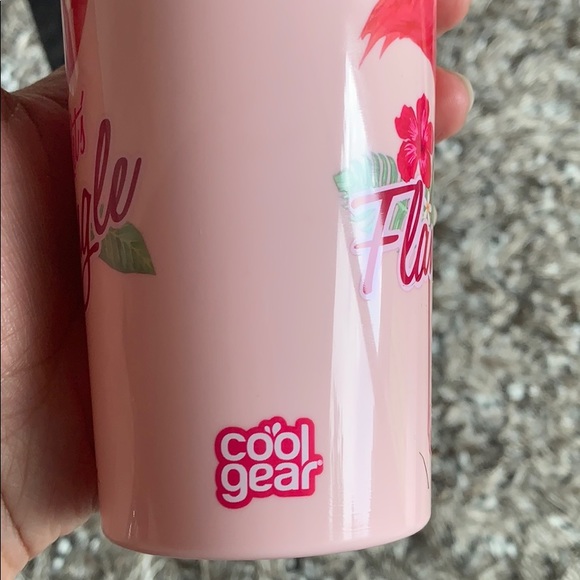 Dining Flamingo Lets Flamingle Water Bottle With Straw Poshmark